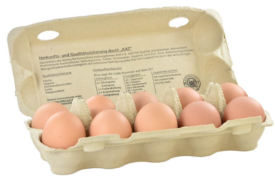 Sortierte frische Eier in Kleinpackungen – Egga Food