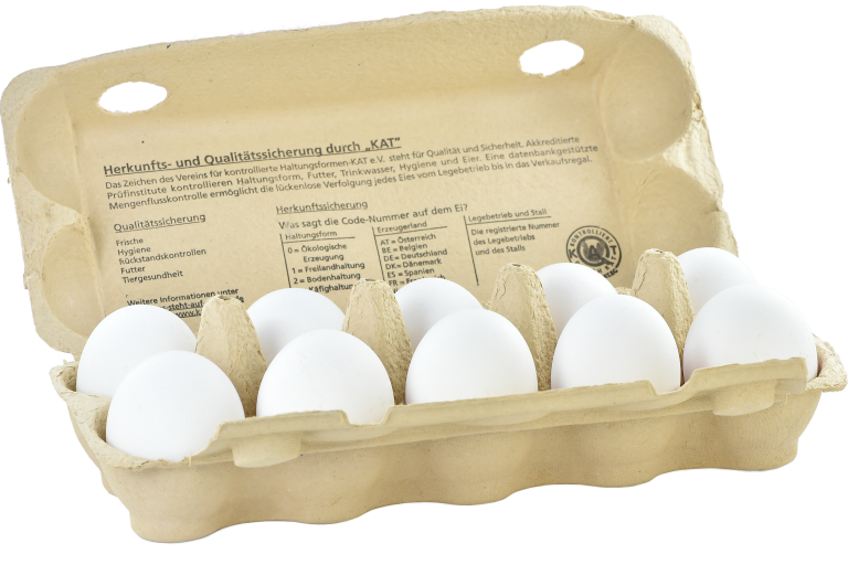 Sortierte frische Eier in Kleinpackungen – Egga Food